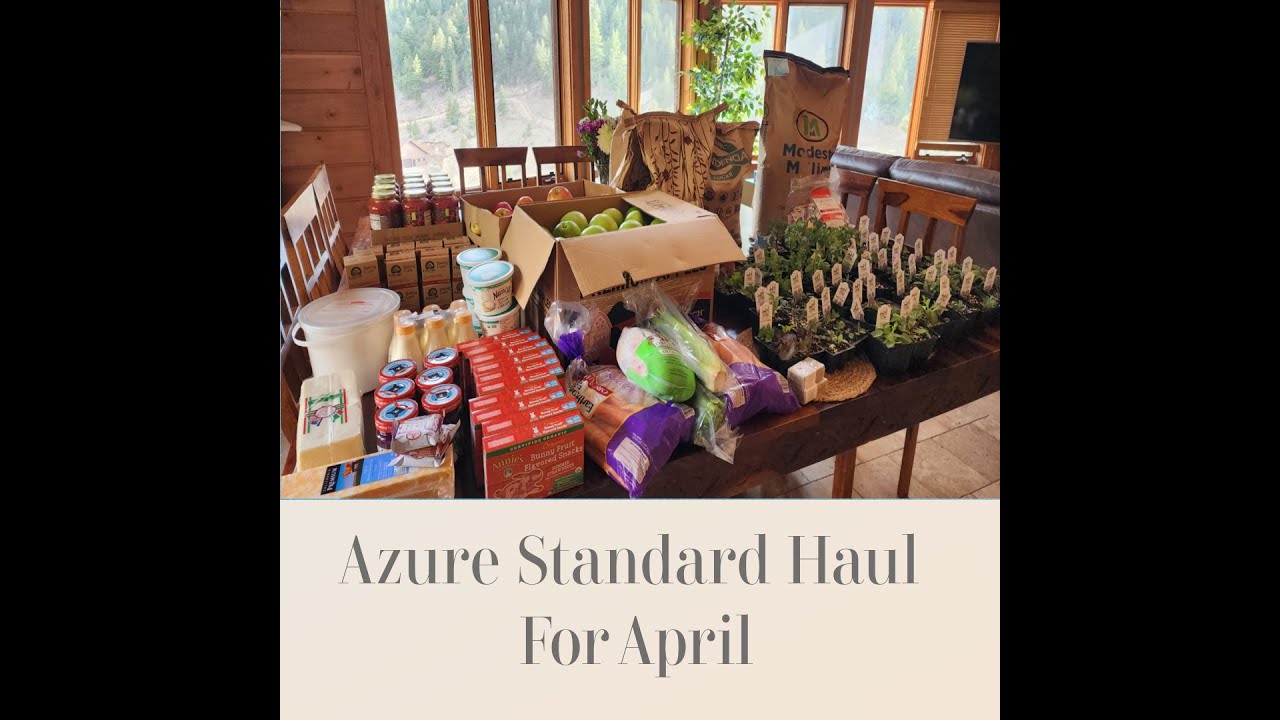 MONTHLY AZURE HAUL FOR OUR LARGE FAMILY OF 10 | FILLING IN THE GAPS ...