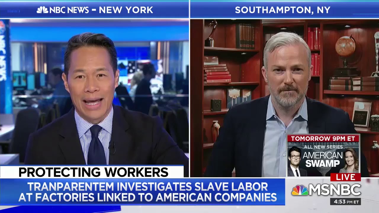 Benjamin Skinner discusses Transparentem on MSNBC - YouTube