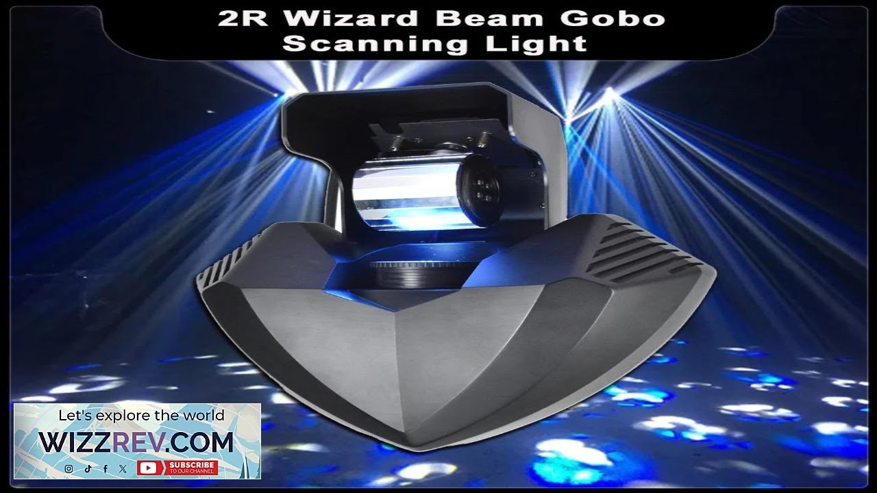 New 2R 180W Wizard Beam Gobo Roller Scanning Light Dmx512 Stage Effect ...