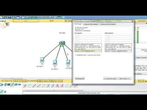 ARP Protocol Practical (packet tracer simulation) - YouTube