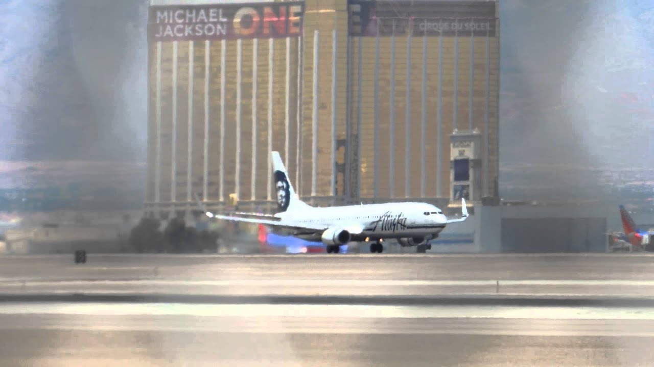 Alaska Airlines Boeing 737-900ER [N402AS] takeoff from LAS - YouTube