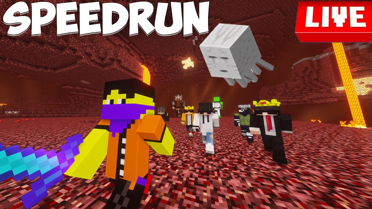 SPEEDRUNNING MINECRAFT With SUBSCRIBERS | Basu Plays - YouTube