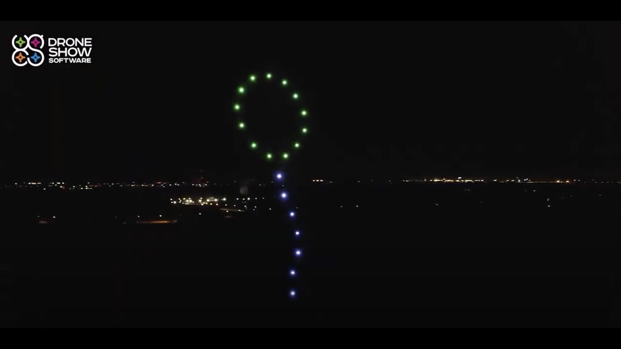Happy Birthday drone show choreography SHORT - YouTube