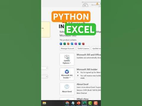 INTRODUCING PYTHON IN EXCEL🤯 | SETUP + INTRODUCTION #excel #python # ...