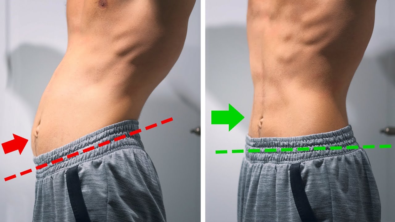 Fix Lower Back Posture in 3 MINUTES - YouTube