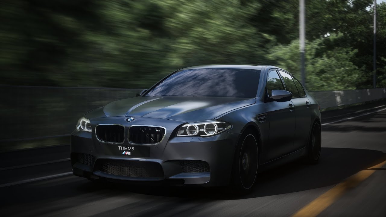 BMW M5 F10 sliding on beautiful roads! - Assetto Corsa 4K - YouTube