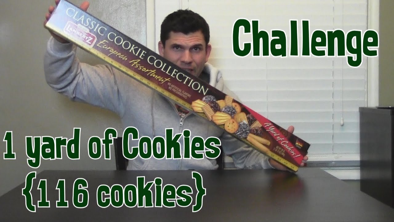 1 yard of Cookies (116 total) - Challenge - YouTube