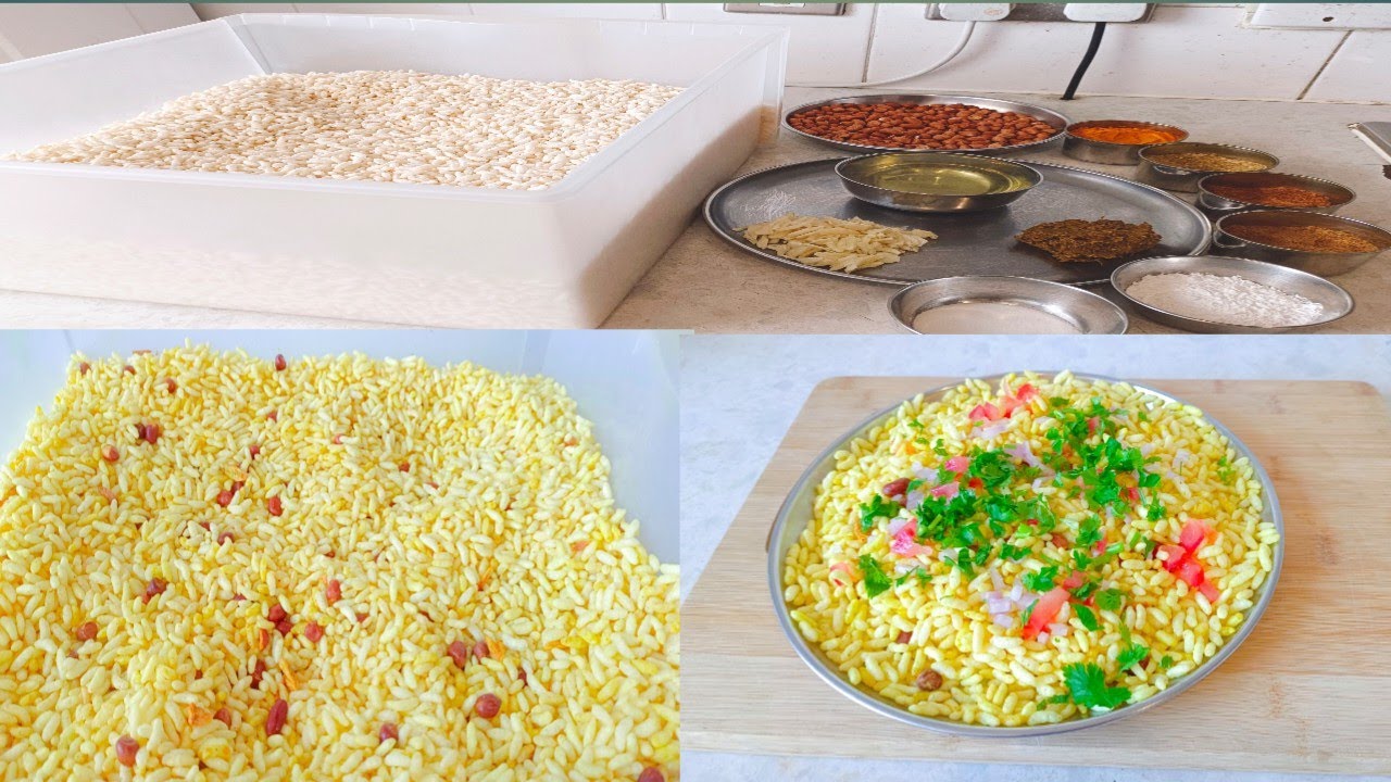 mandakki recipe / Churumuri / Puffed rice / How to make puffed rice ...