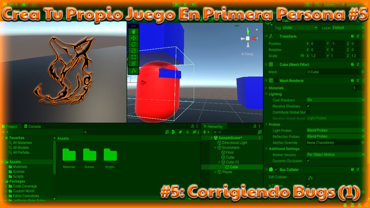 Curso Unity 3D Primera Persona #5 - Corregir Bugs 🔥 @realmatydev 🔥 ...