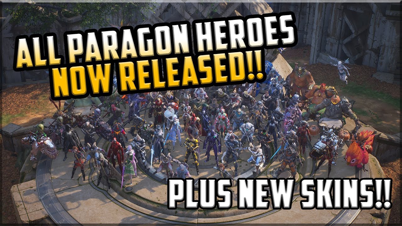 EPIC JUST RELEASED ALL PARAGON HEROES, BORIS & NEW SKINS!! - YouTube