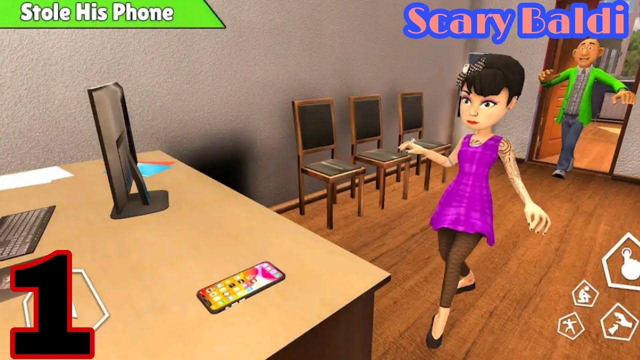 Scary baldi maths Teacher Pranks: School Education 🎯 Android game - YouTube