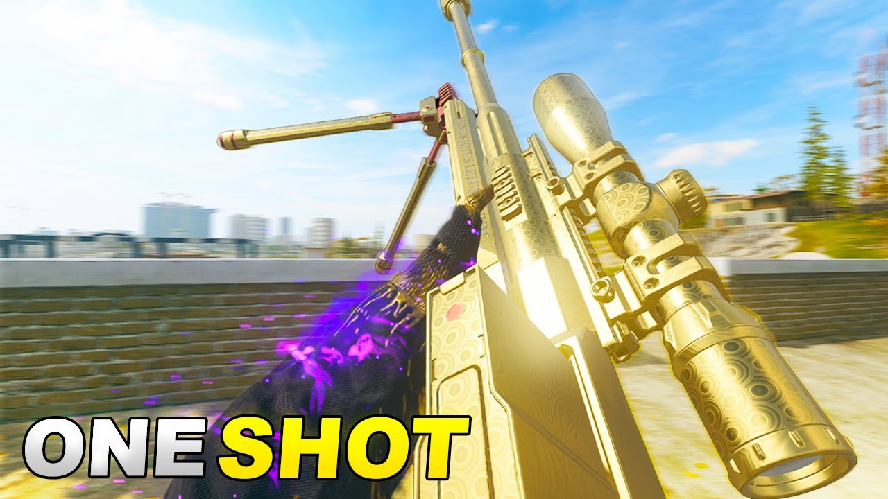 *BEST* ONE SHOT SNIPER is INSANE in WARZONE ( BEST SNIPER RIFLE LOADOUT ...