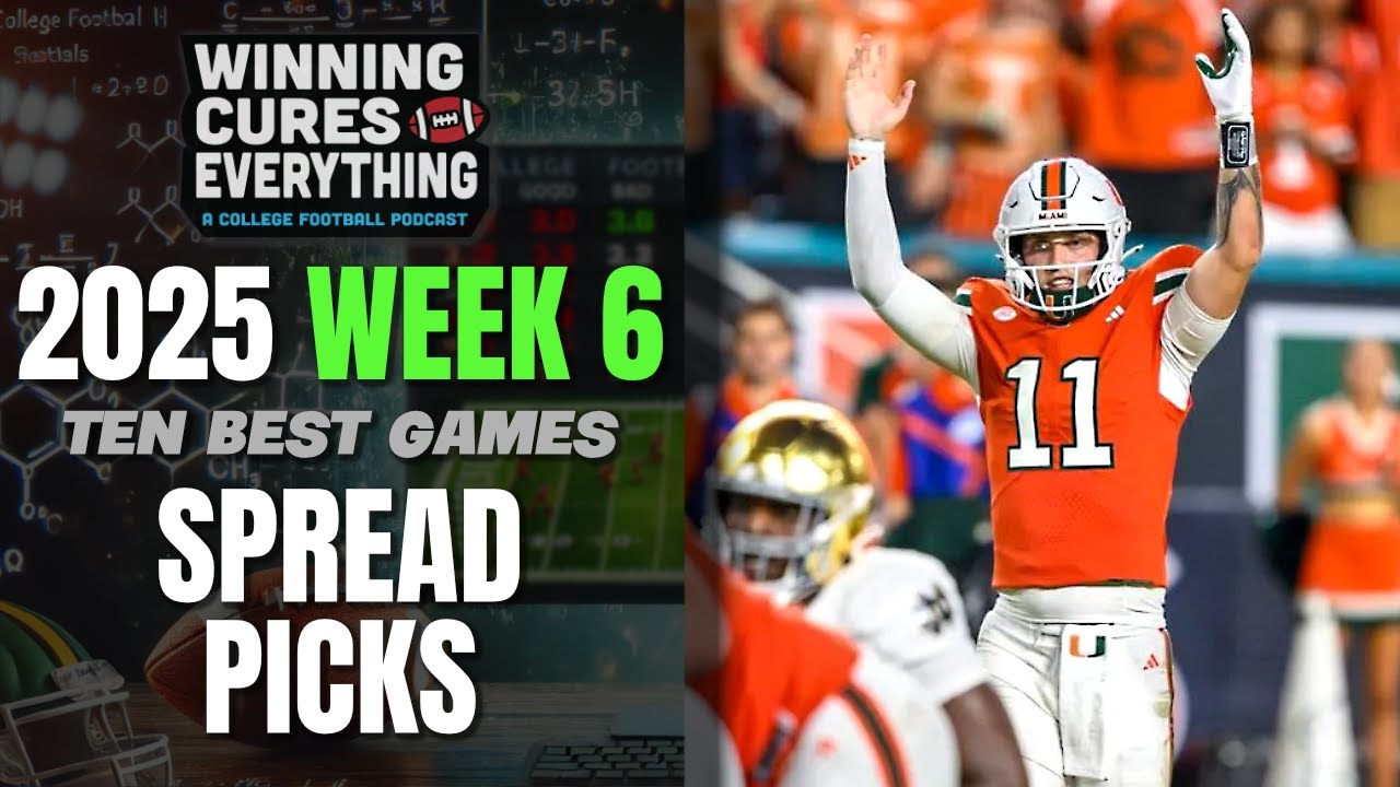 Week 6 College Football Picks for the Ten Biggest Games! 2025 - YouTube