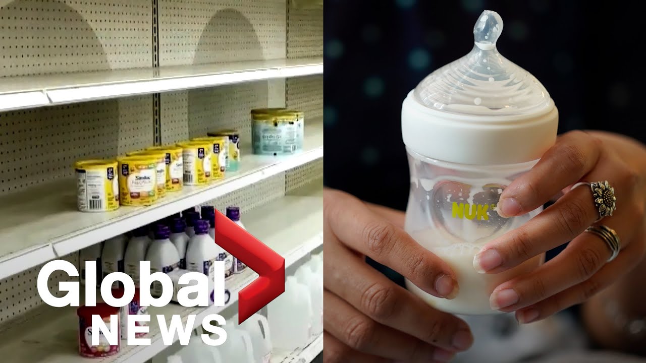 Baby formula shortage in US becoming crisis for parents - YouTube