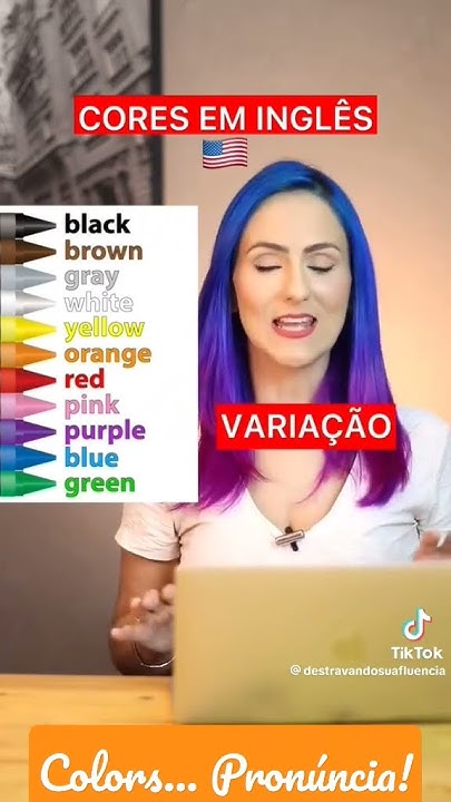 As cores em Inglês (Colors in English. - YouTube