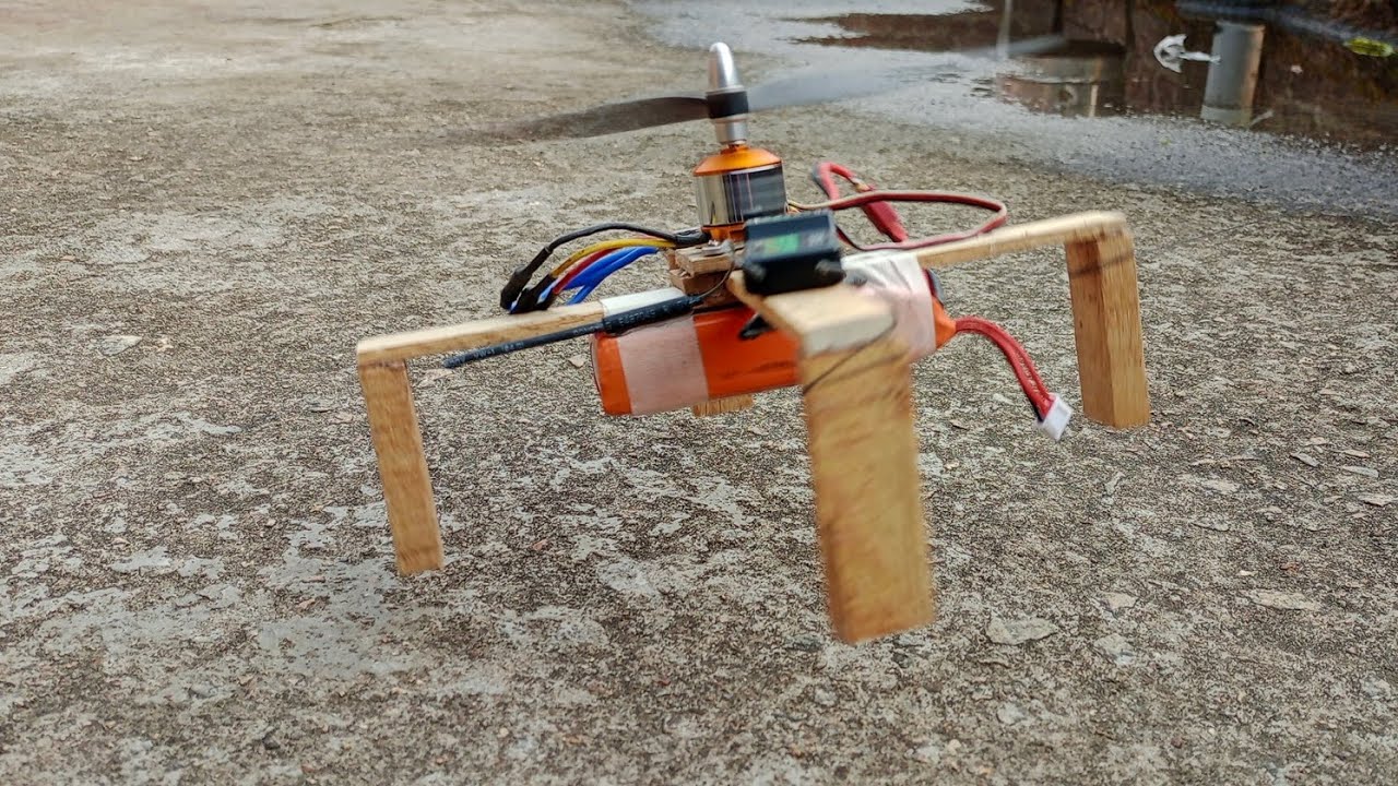 how to make one fan drone So don't be late to watch this video - YouTube
