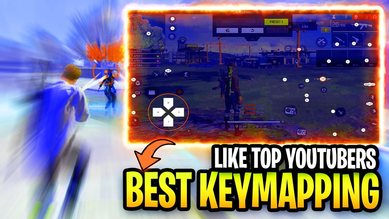 Best Keymapping for free fire PC 🎯 | Bluestacks 5 / Msi Easy Custom HUD ...