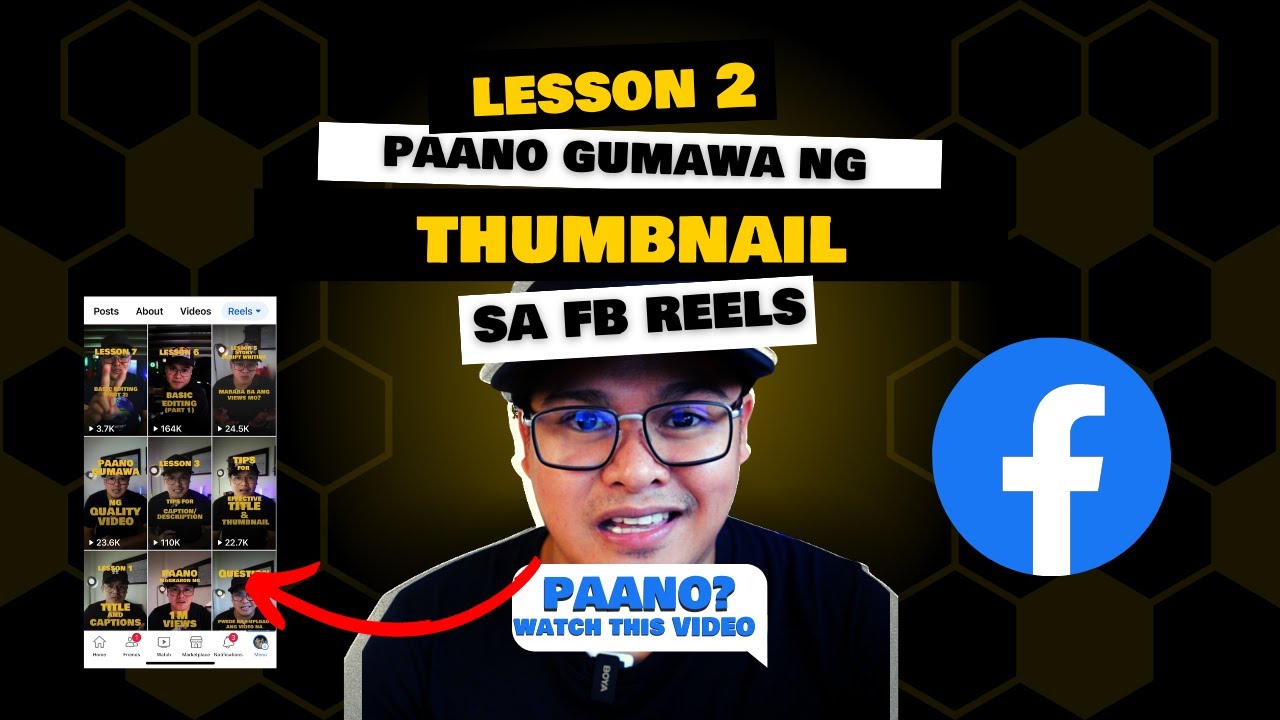 How to Make Thumbnail for Facebook Reels - YouTube