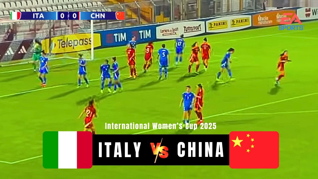 October 10, 2025 | CHINA vs ITALY | Women’s Football Battle of Skills ...