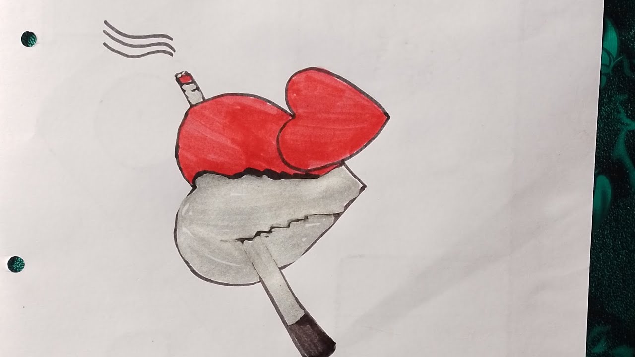 how to draw hard satisfying broken drawing - YouTube