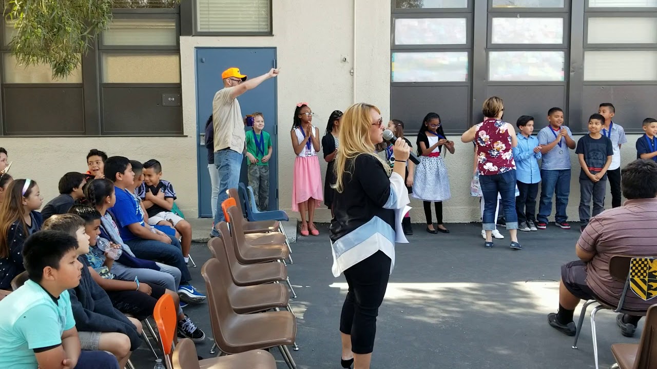 2018 salinas elementary metal awards - YouTube