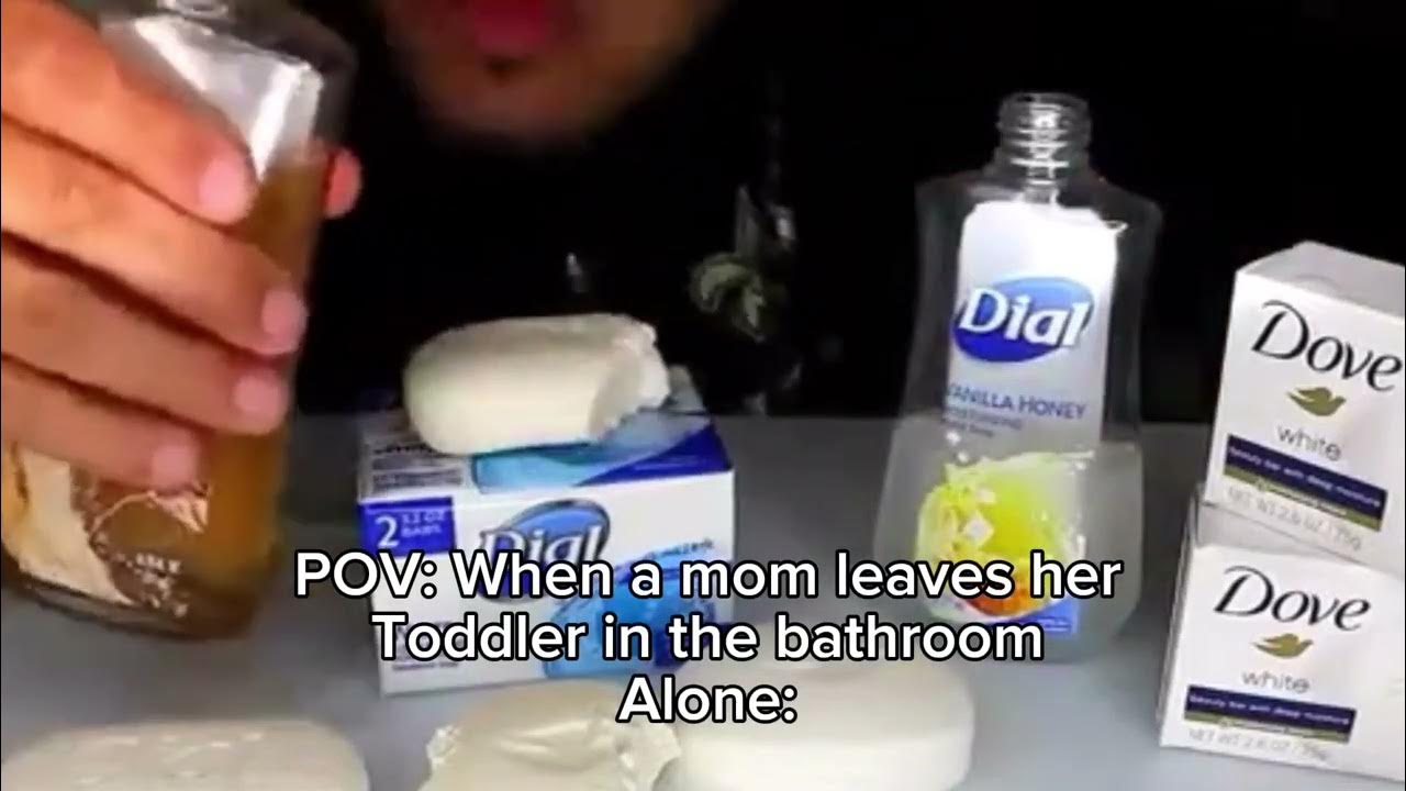 POV: When a mom leaves her Toddler in the bathroom Alone: - YouTube