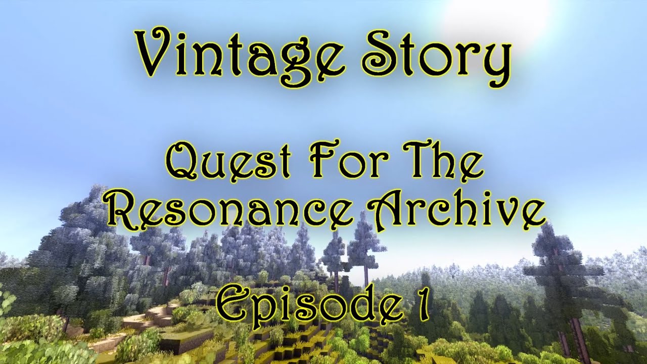 Quest For The Resonance Archive - Vintage Story - Episode 1 - YouTube