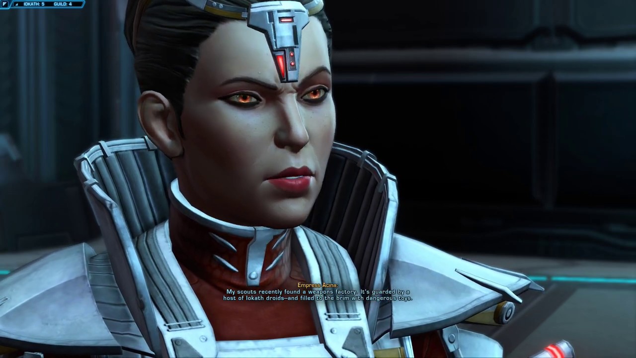 SWTOR War for Iokath: Jedi Knight helps Empress Acina defeat the ...