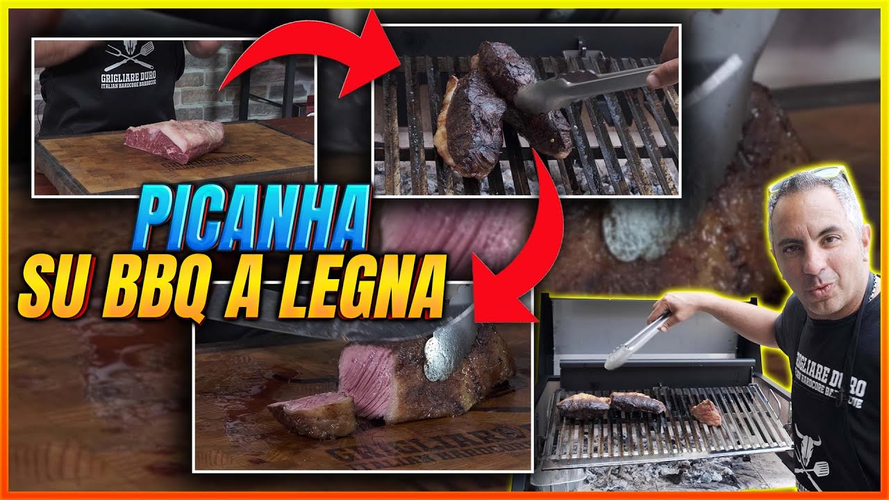 Ricetta Barbecue Picanha su BBQ a Legna Sicilia | Picanha BBQ - YouTube