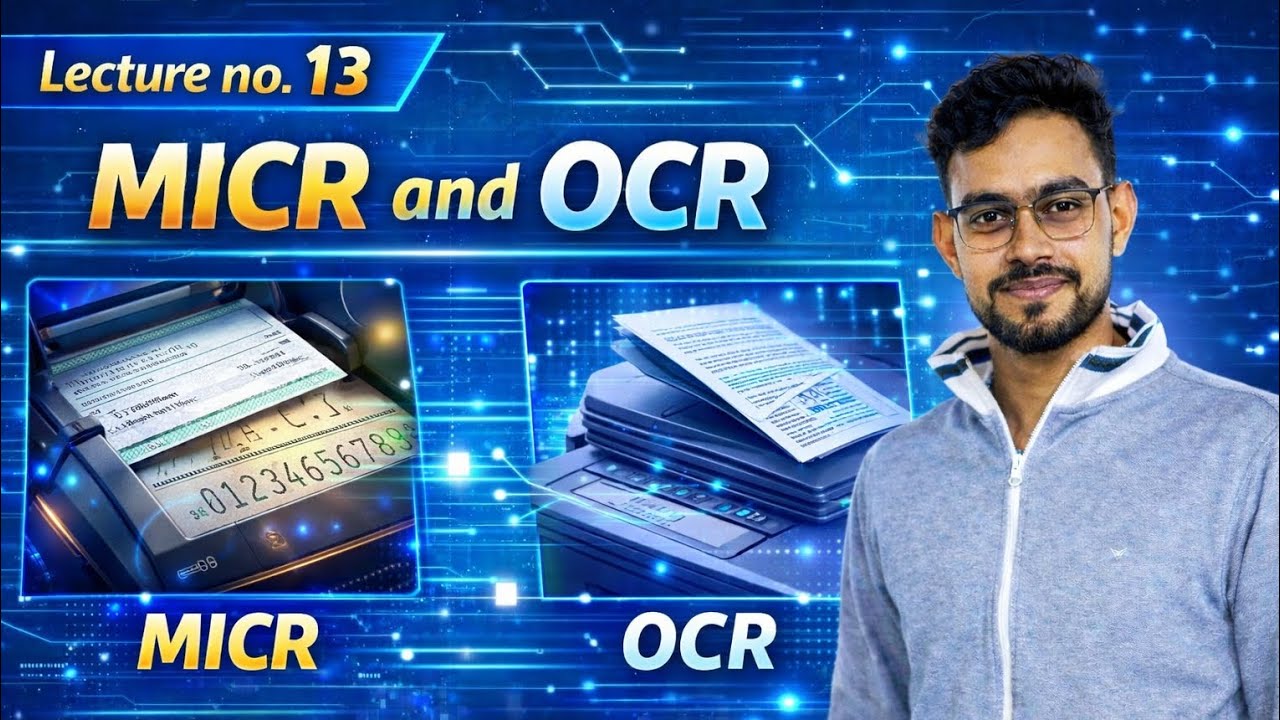 MICR and OCR - YouTube