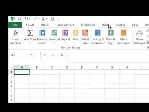Introduction To EXCEL Part 1 - YouTube
