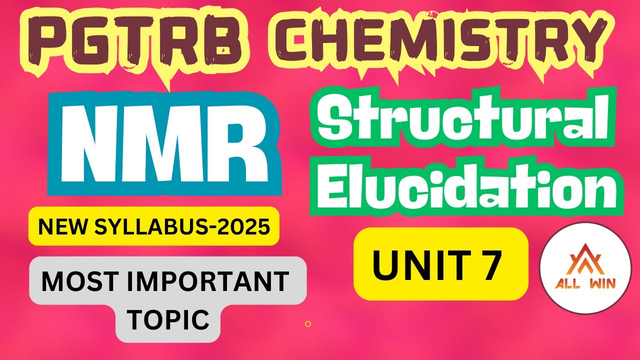 Structural elucidation of organic compounds | NMR | Chemical Shift ...