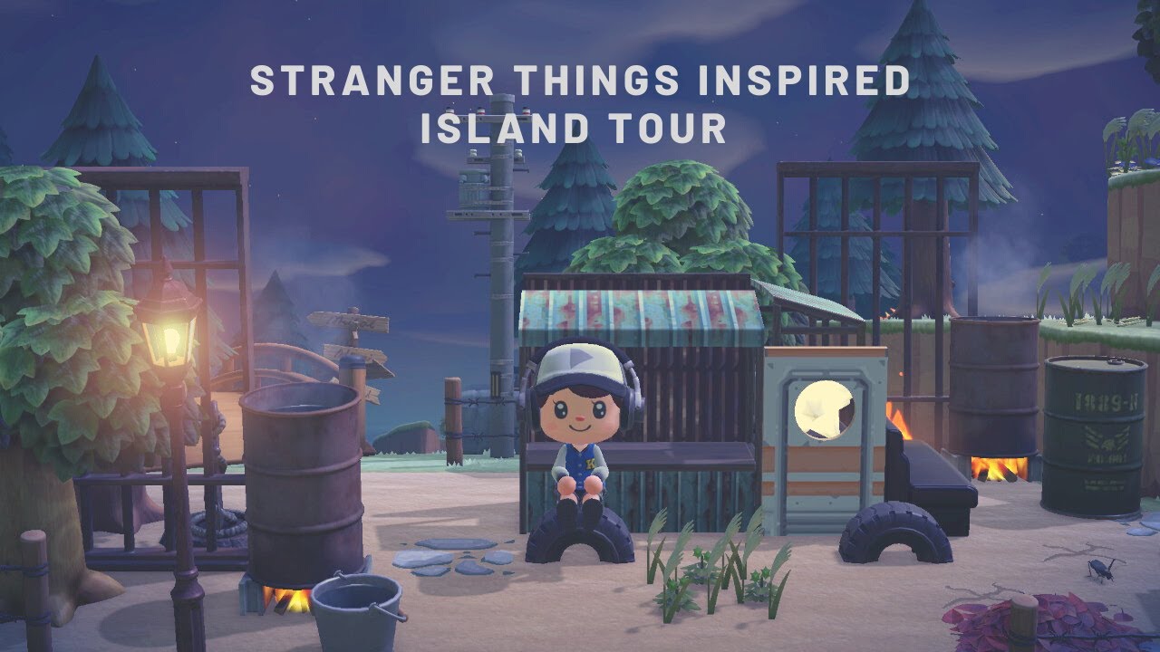 Dream Tour: STRANGER THINGS INSPIRED ISLAND (Synapse) | Animal Crossing ...