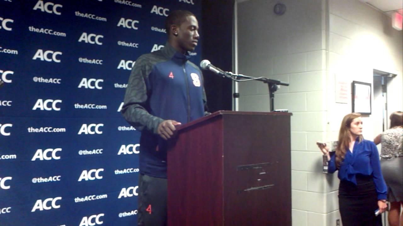 Syracuse Orange CB Brandon Reddish Postgame vs Penn State (Video by Dan ...