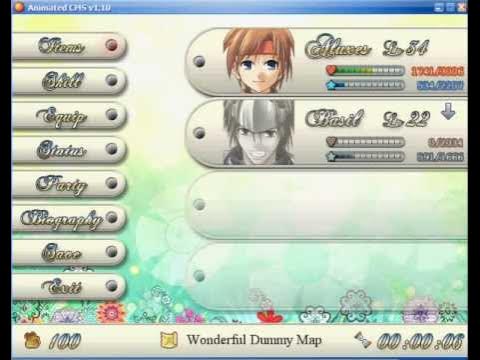 Animated Custom Menu System v1.10 for RMXP - YouTube