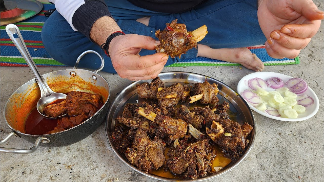 Farm House Mutton Fry | Farm House Style Mutton Fry Ek Dum Dry ...