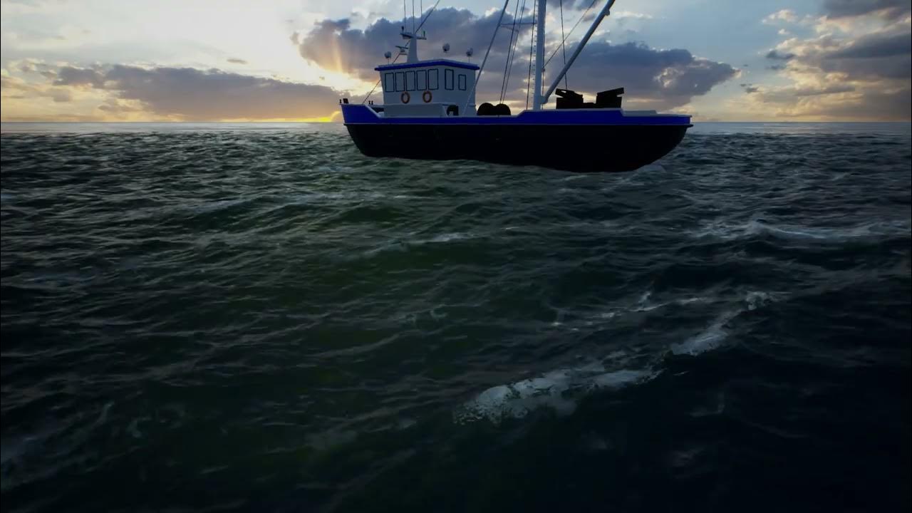 Unreal Engine ocean fluid simulation 3 - YouTube