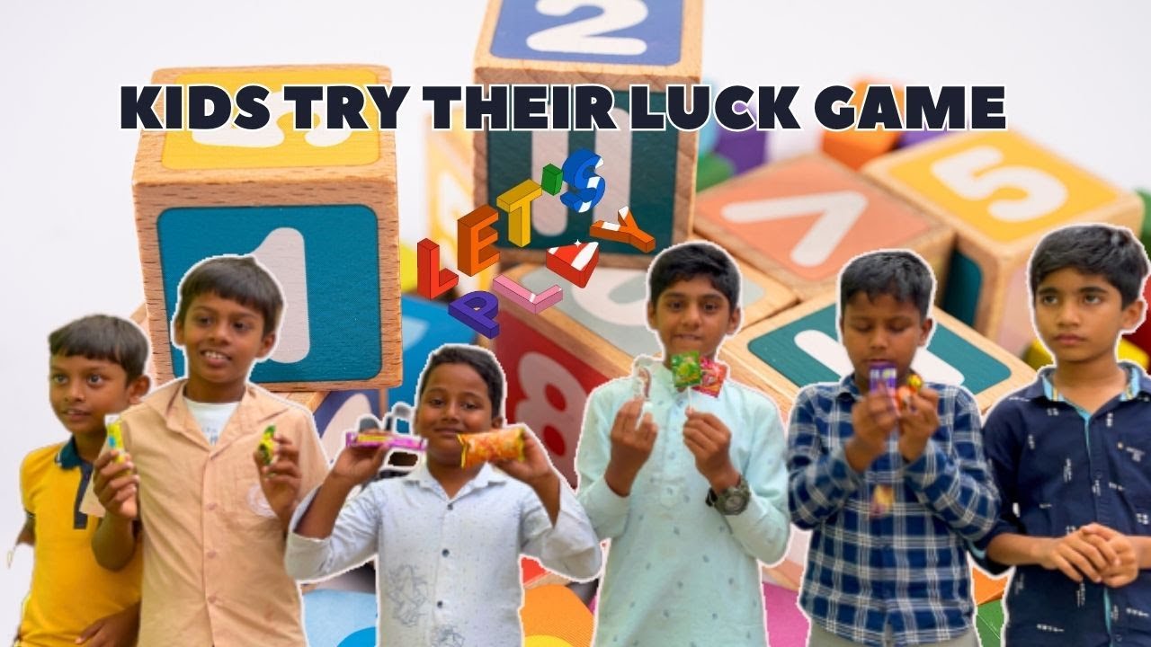 Try your luck game with kid - YouTube