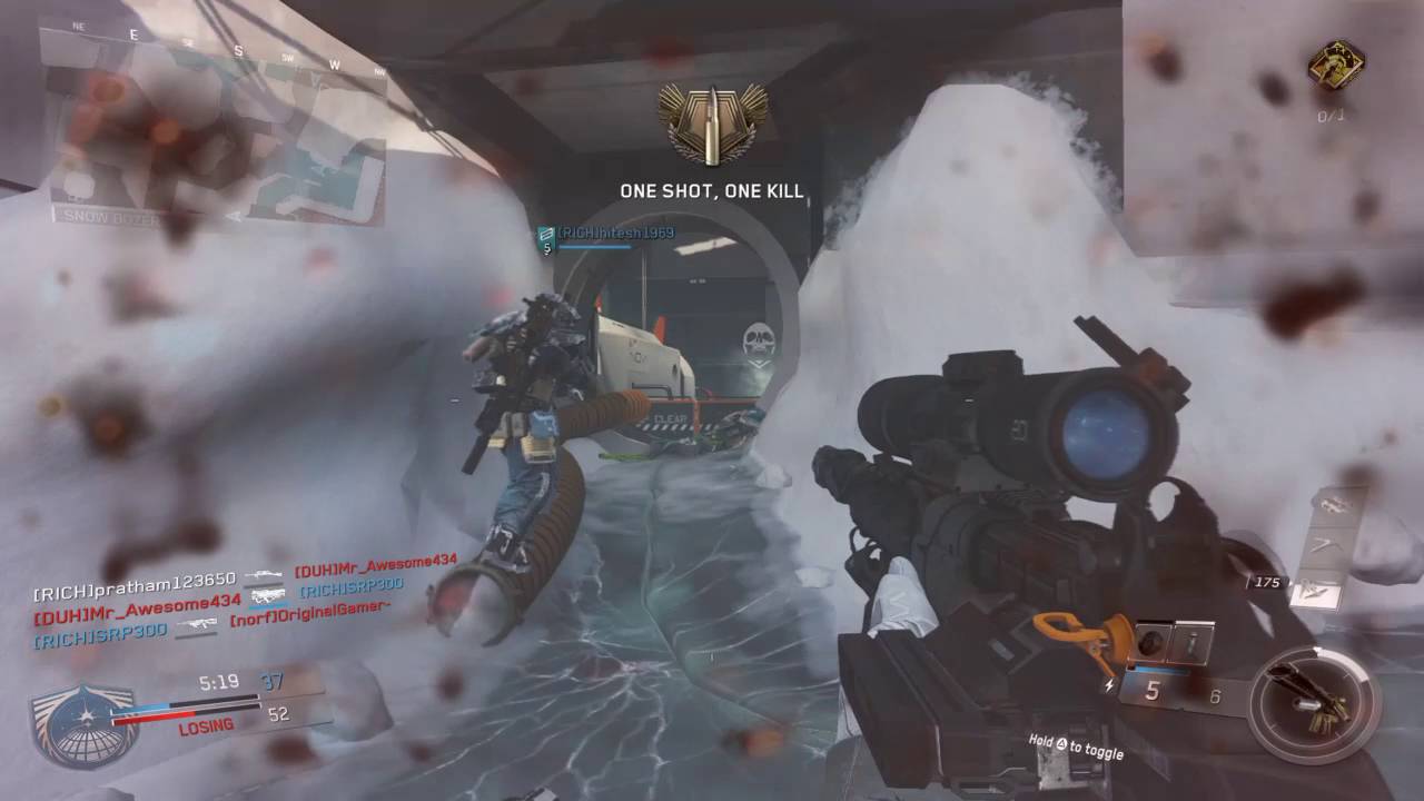 Call of Duty iw sniper clip - YouTube