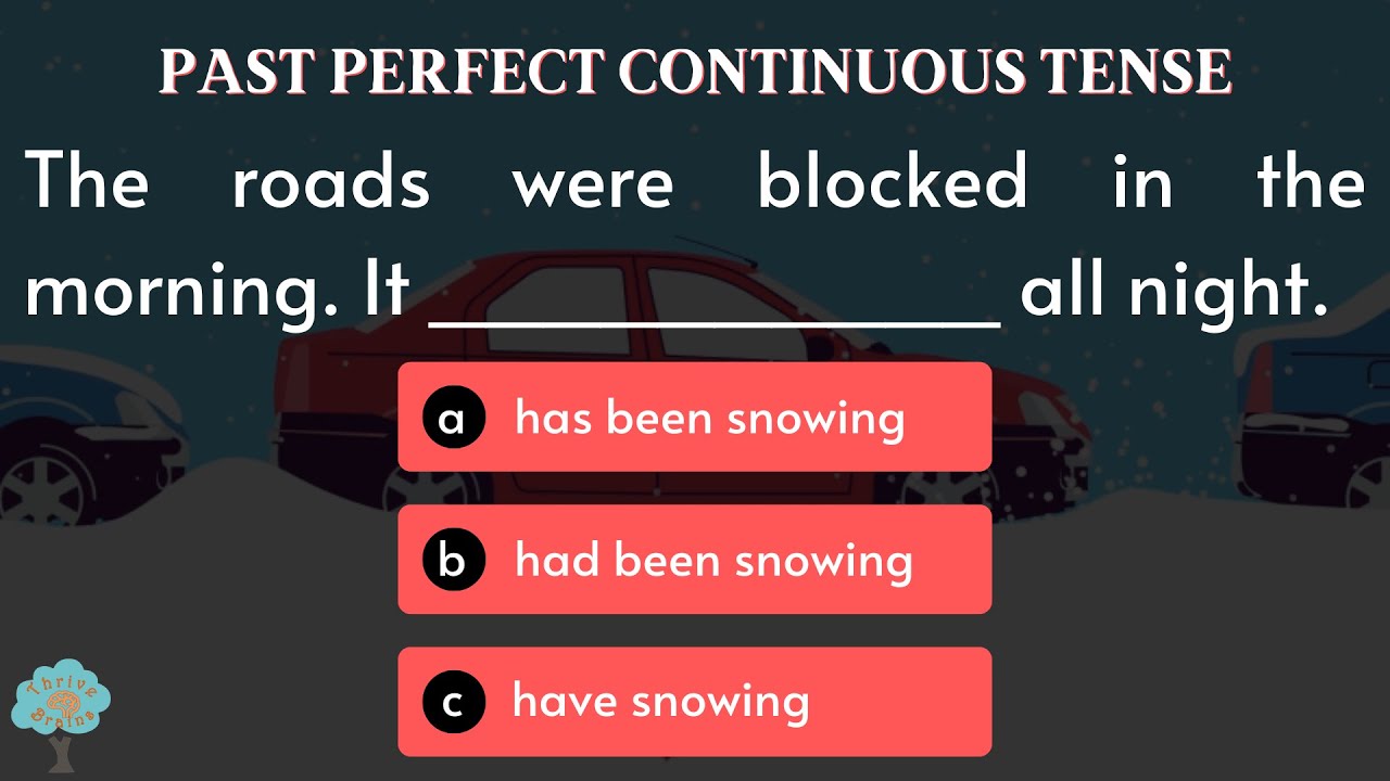 Past Perfect Progressive Tense Quiz | English Grammar Test | English ...