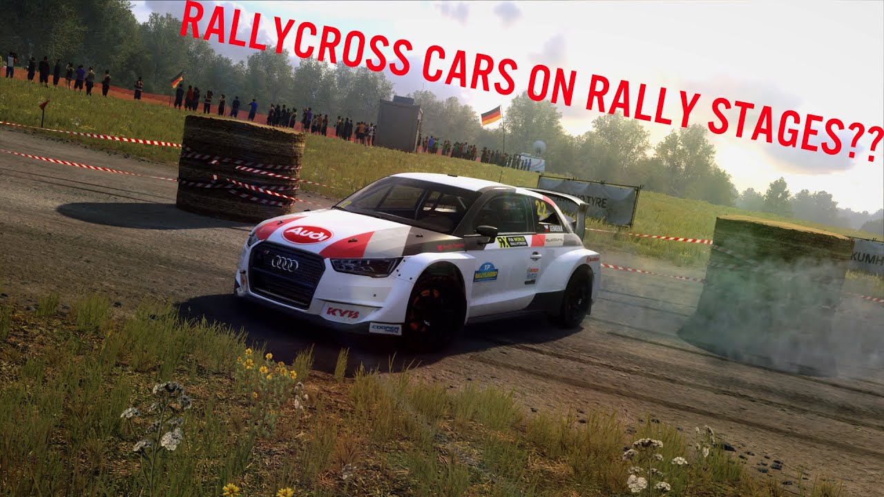 How to get Rallycross cars at rally stages in Dirt Rally 2.0 - YouTube