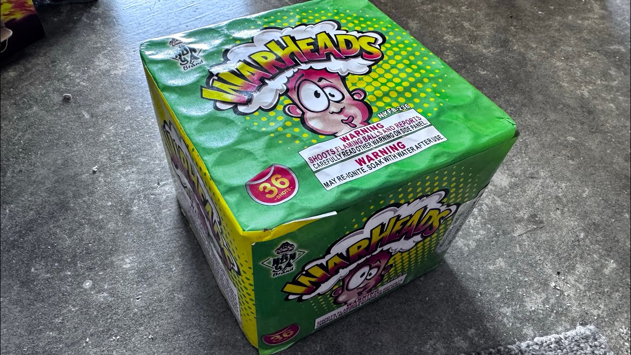 WARHEADS SALUTE FIREWORK CAKE 🧨🧨💥💥 Nice Little BANGER 🦾 - YouTube