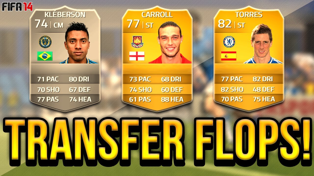 FIFA 14 - THE BIGGEST TRANSFER FLOP TEAM! - YouTube
