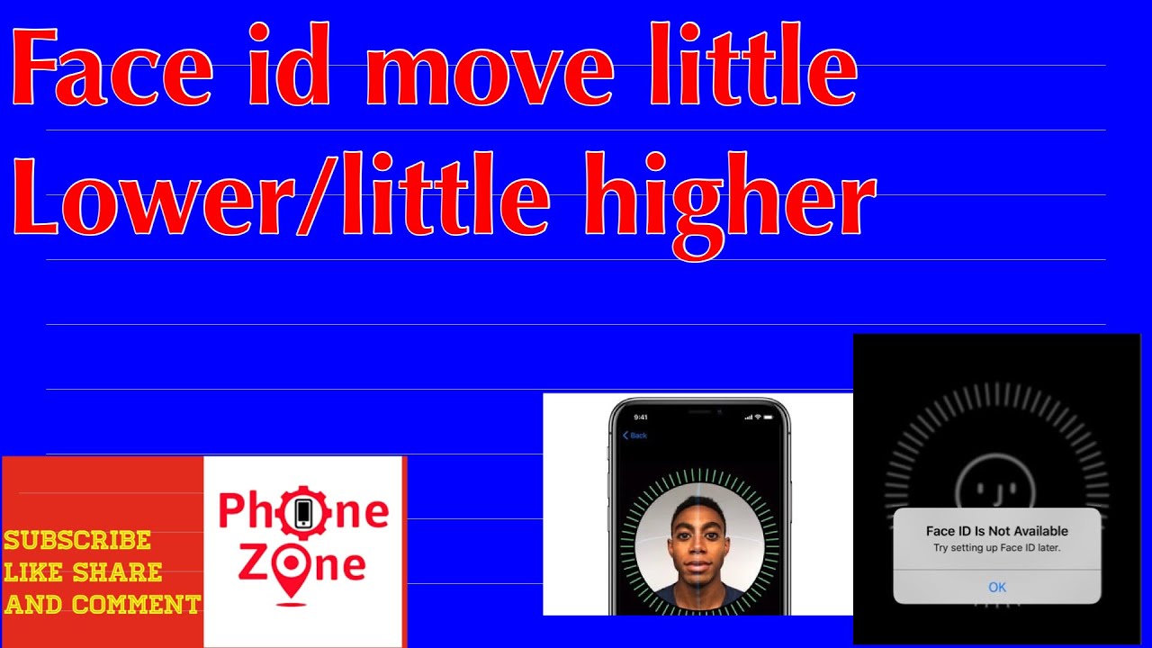 Face id move little lower little higher #faceid issue little lower ...