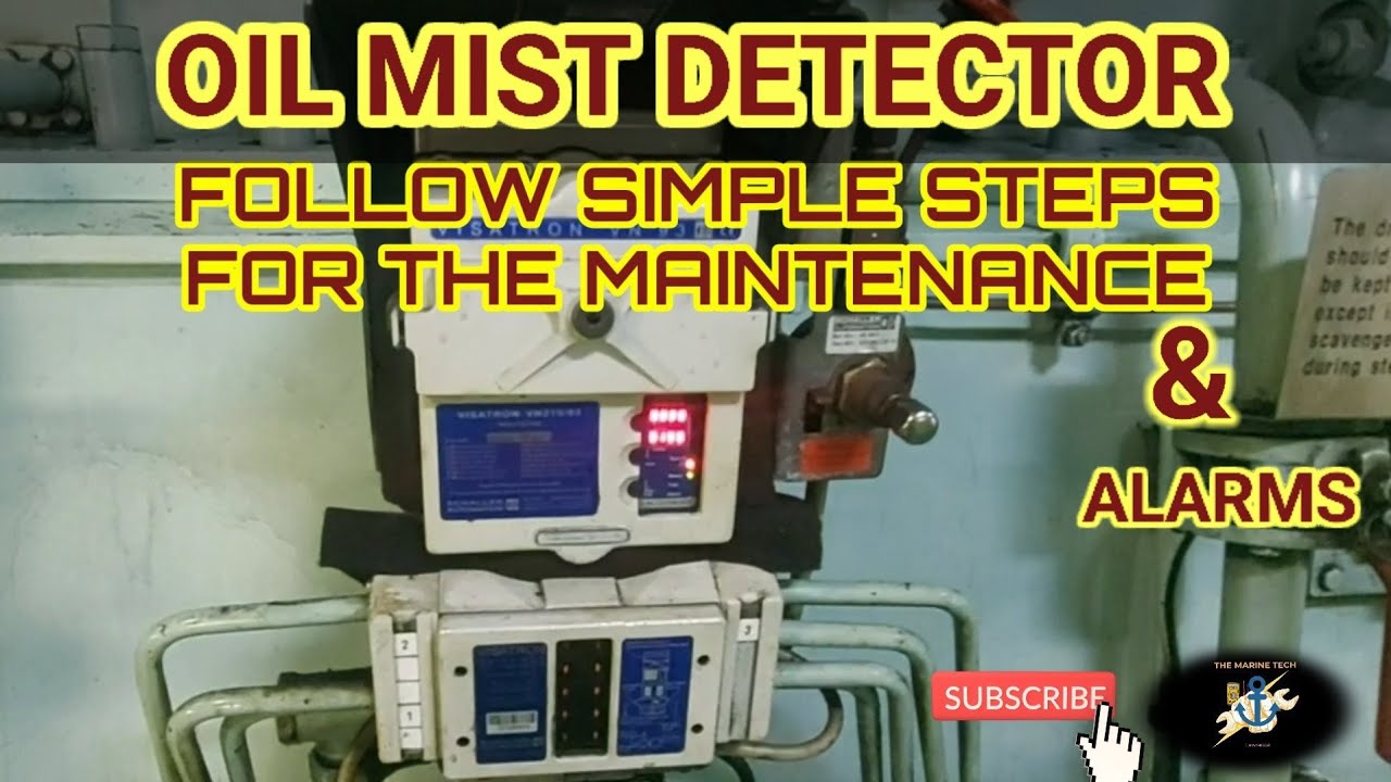 OIL MIST DETECTOR || VISATRON VN215/93|| OMD MAINTENANCE & TROUBLE ...