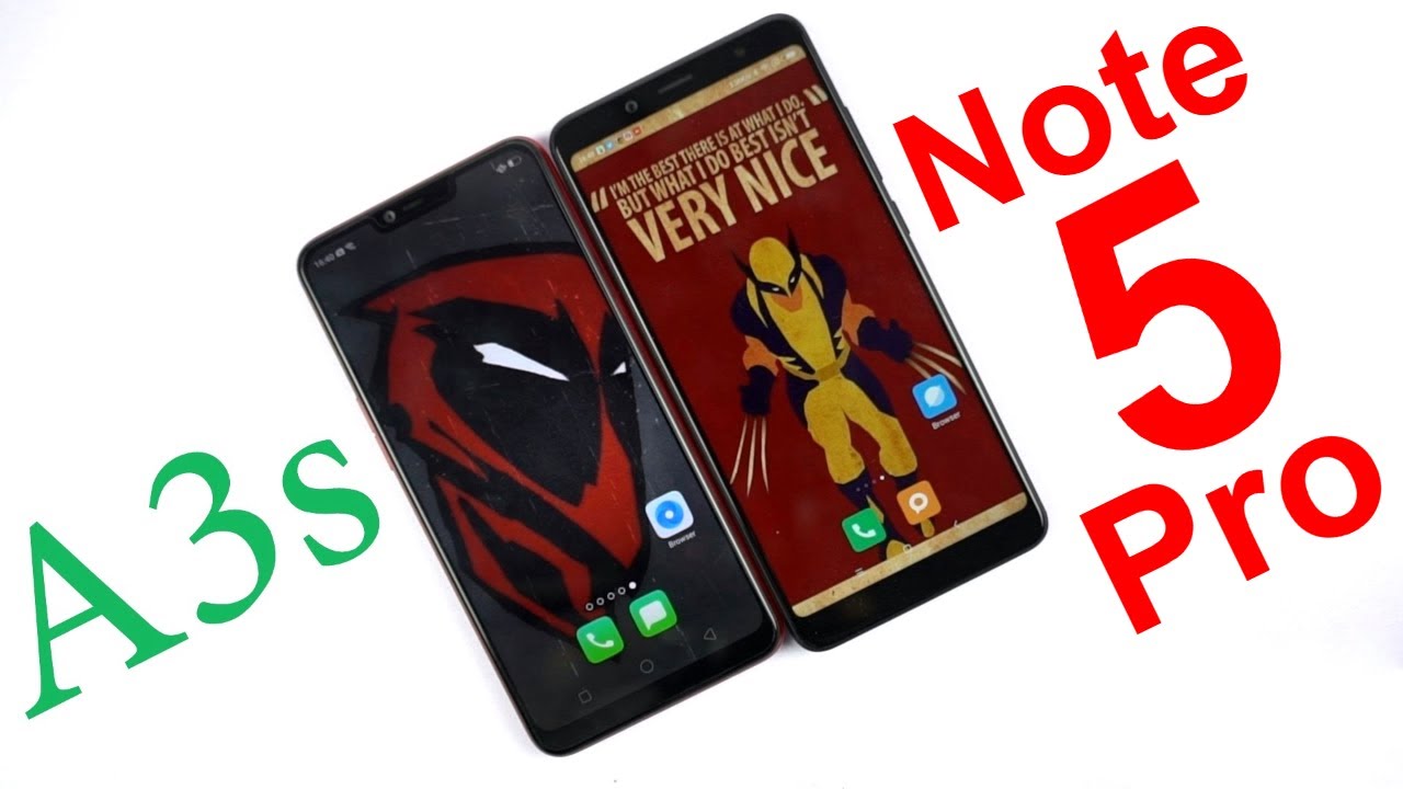 OPPO A3s vs Redmi Note 5 Pro Speed Test, Memory Management test and ...