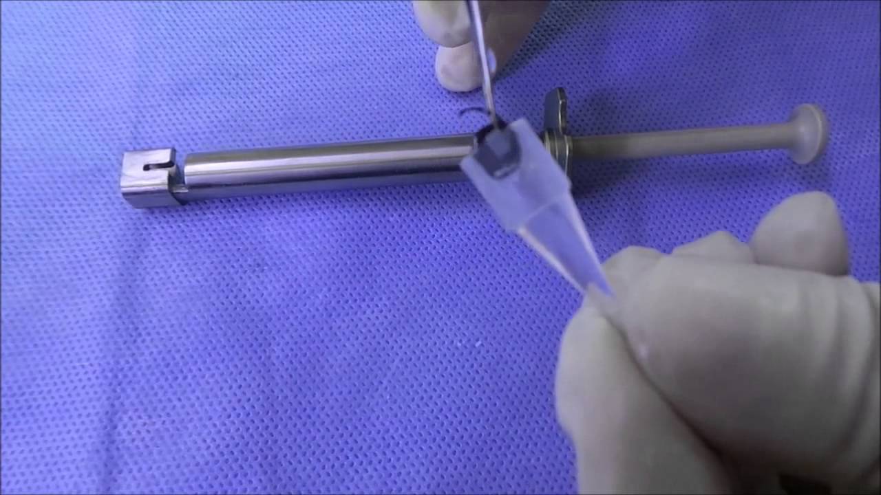Iol delivery with reusable injector - YouTube
