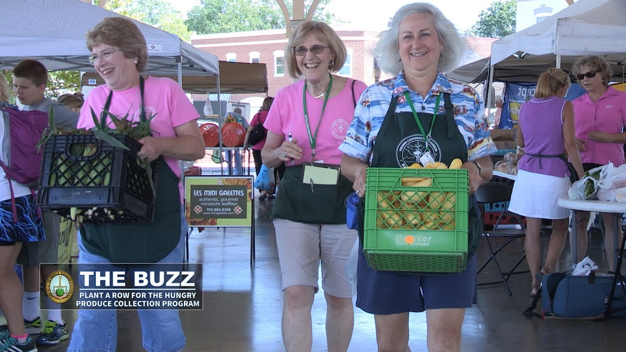 The Buzz: Plant A Row For The Hungry Produce Collection Program - YouTube
