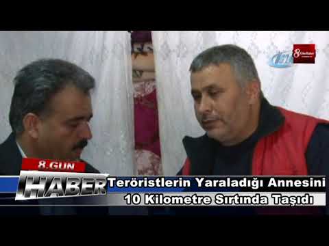 Teröristlerin yaraladığı annesini 10 km sırtında taşıdı 20 ŞUBAT 2018   8gunhaber