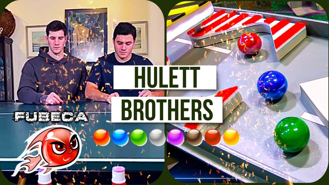 Hulett Brothers in the marbles race on the Fubeca downhill track ...